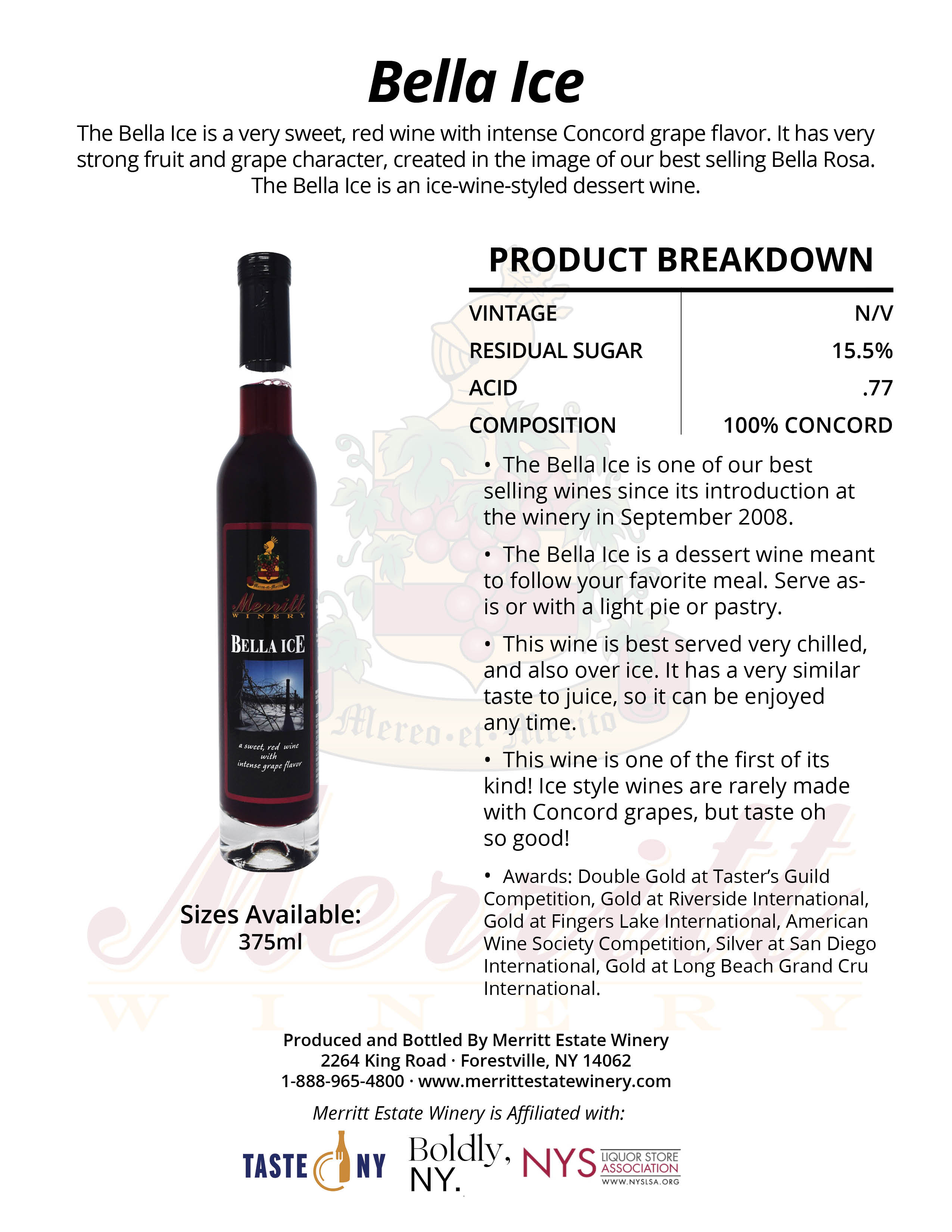 Merritt Winery - Estate Bottle Wines