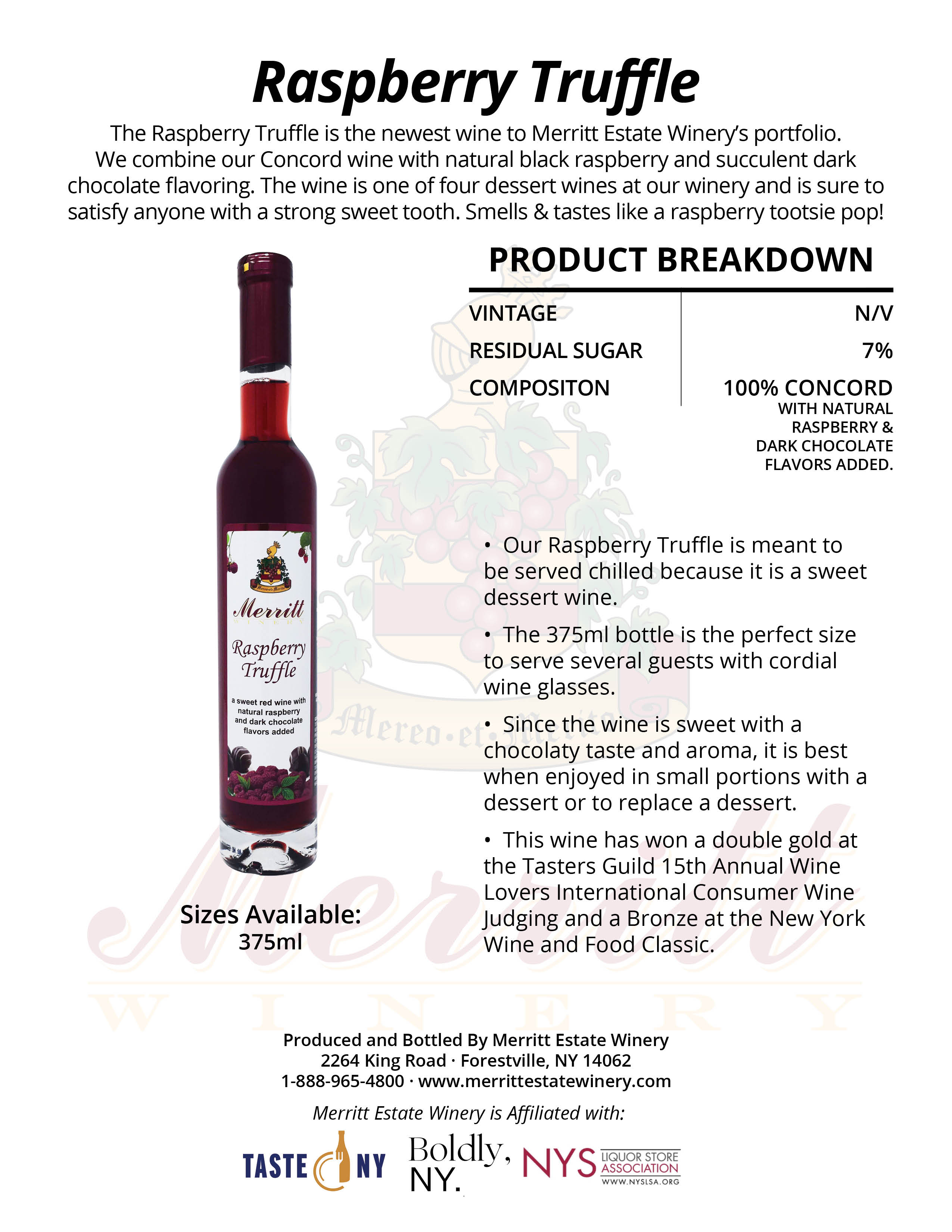 Merritt Winery - Estate Bottle Wines