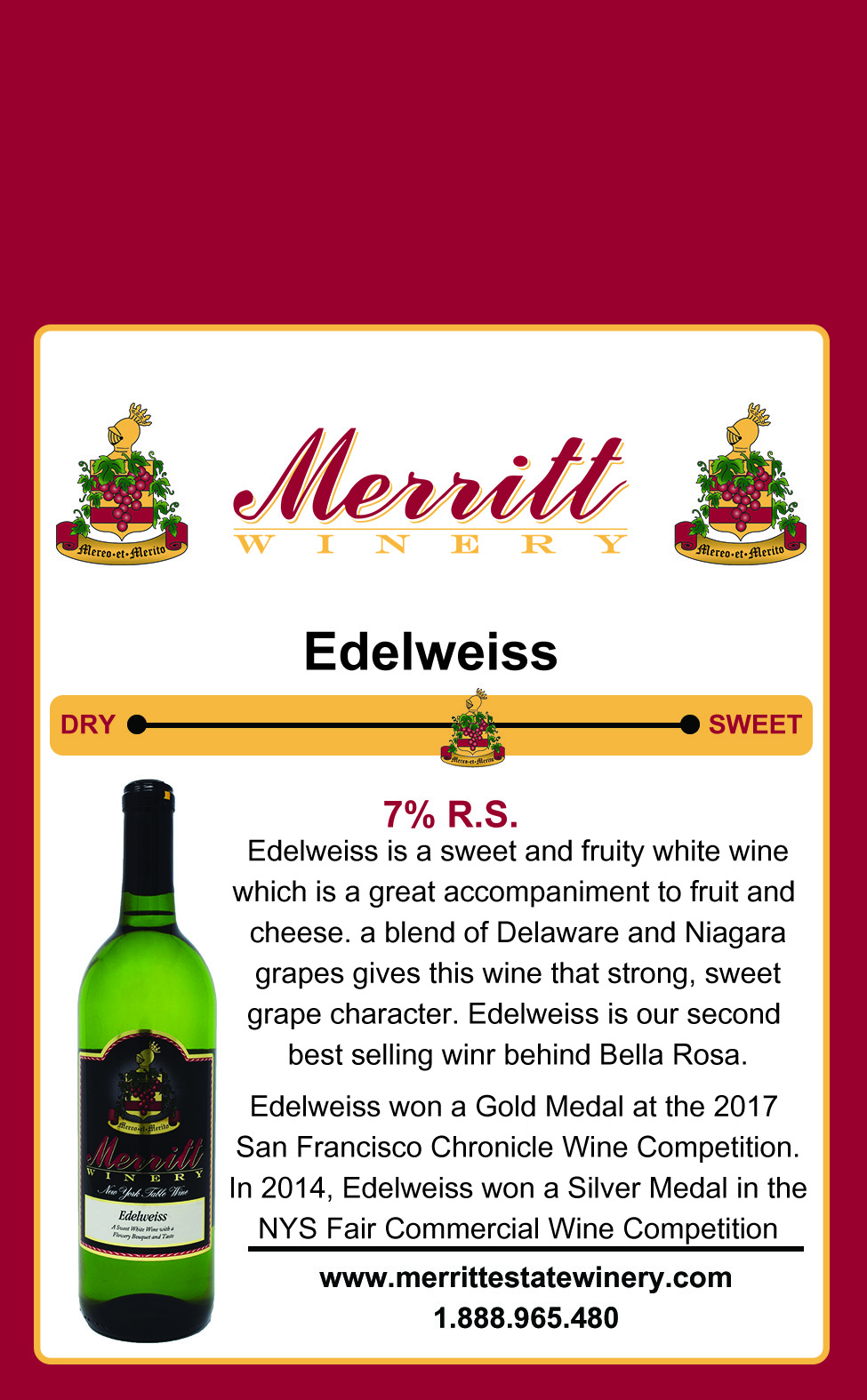 Merritt Winery - Estate Bottle Wines